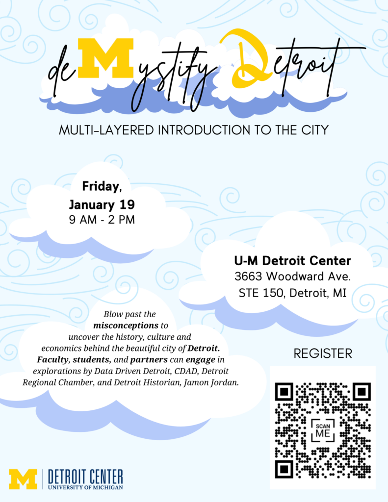 Upcoming Events | U-M Detroit