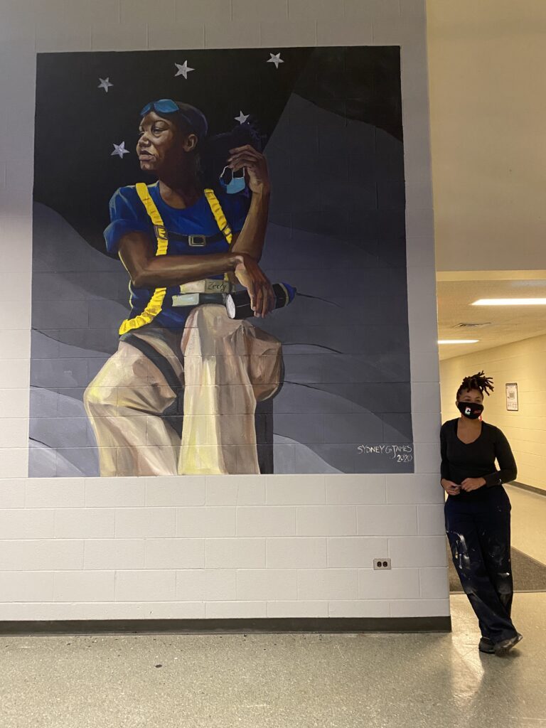 New U-M mural, exhibition by Detroit artist celebrate labor of Black ...